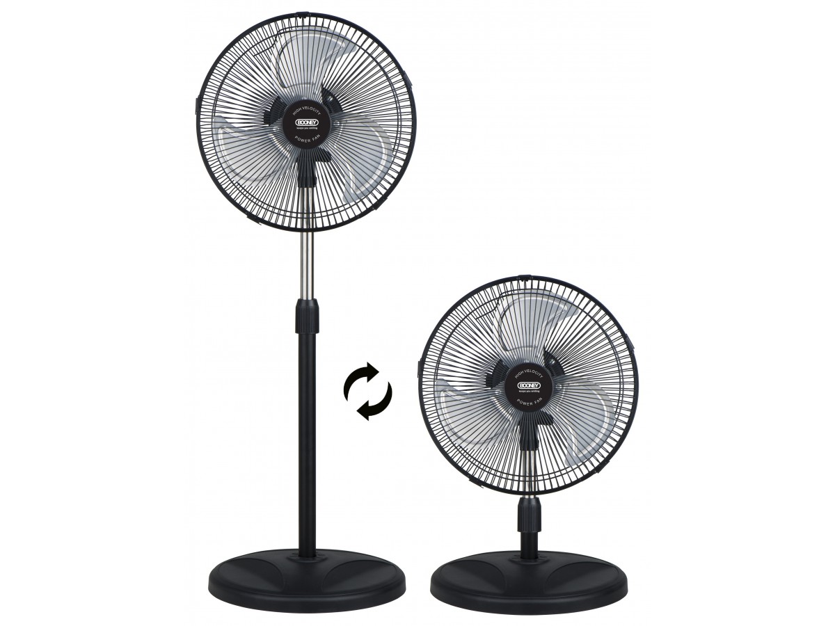 12" Electric 2-in-1 Power Fan | Booney - Kitchen & Household Appliances